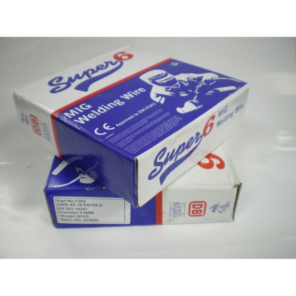 Super6 SG2 Mild Steel Mig Wire 0.6mm 5kg - Sparks Welding Services