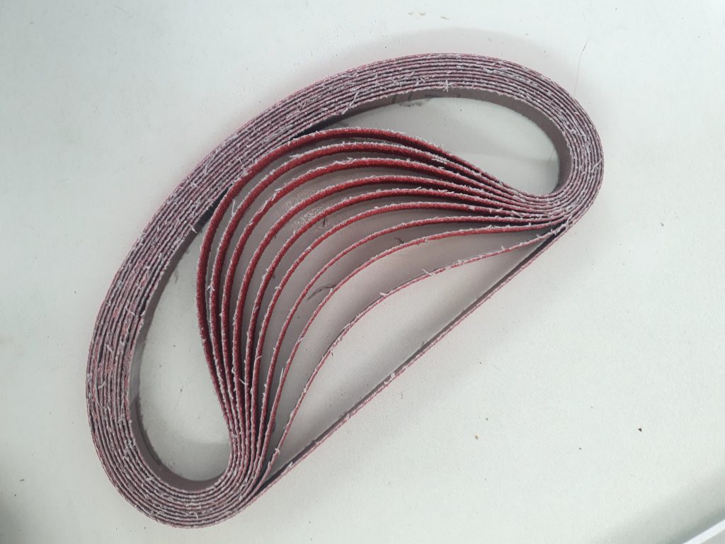 Finger File Belt 12 x 533 60g Ceramic 10pk - Sparks Welding Services