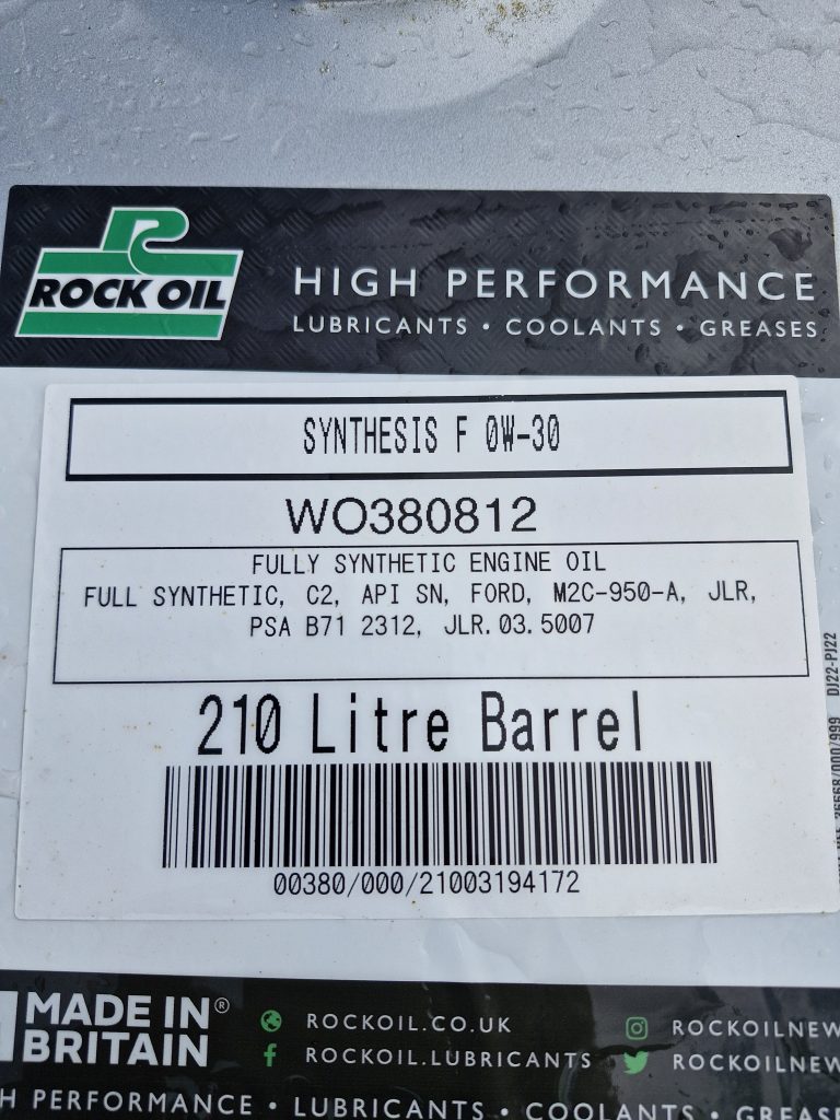 Rock Oil Synthesis F 0W-30 210 Litre | High-Performance Synthetic ...